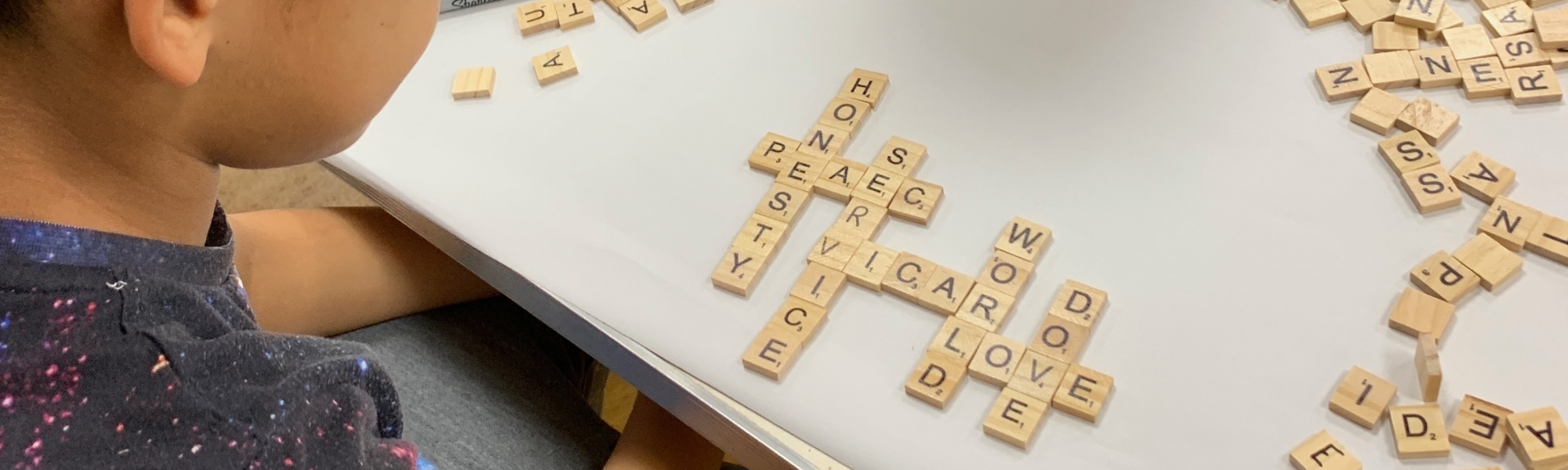 Scrabble Prayers | Ethos at Archbishop Temple Multi Academy Trust